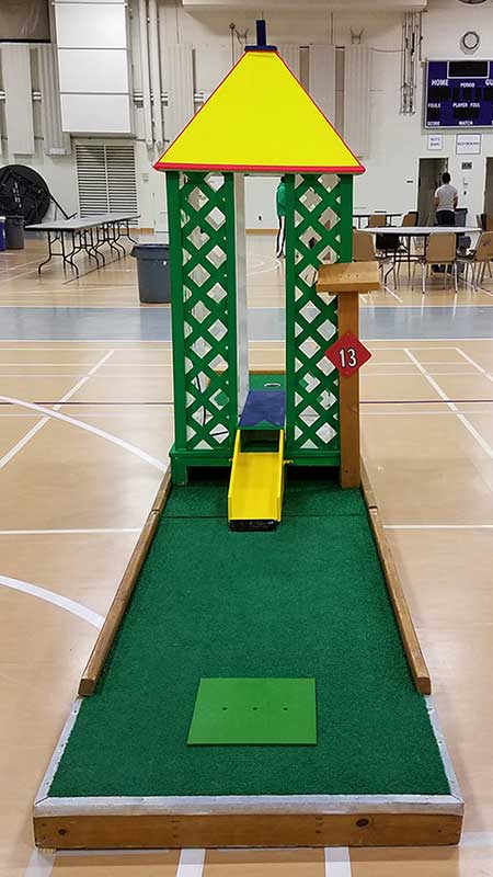 The Gazebo Mini Golf Obstacle for 9 Hole Mini Golf Parties