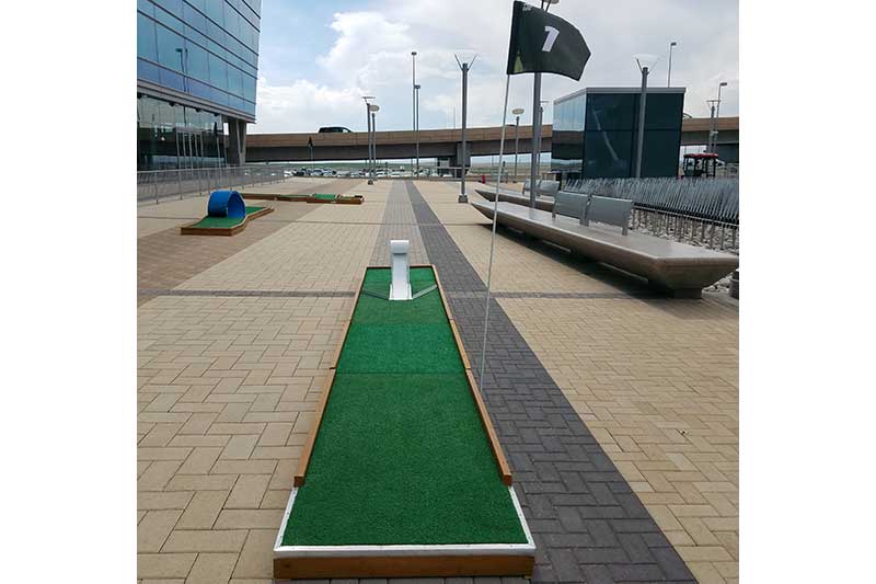 The Slide | A Unique & Challenging Mini Golf Rental Obstacle