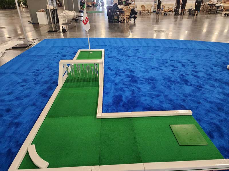 Customizable Wind Chime Obstacle Rentals - Branding Options