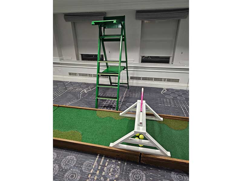 Customizable Wind Chime Obstacle Rentals - Branding Options