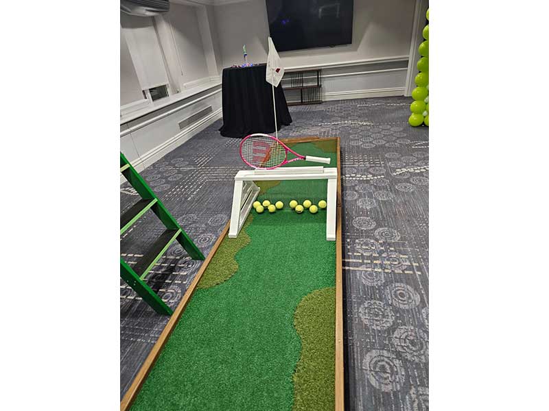 Customizable Wind Chime Obstacle Rentals - Branding Options